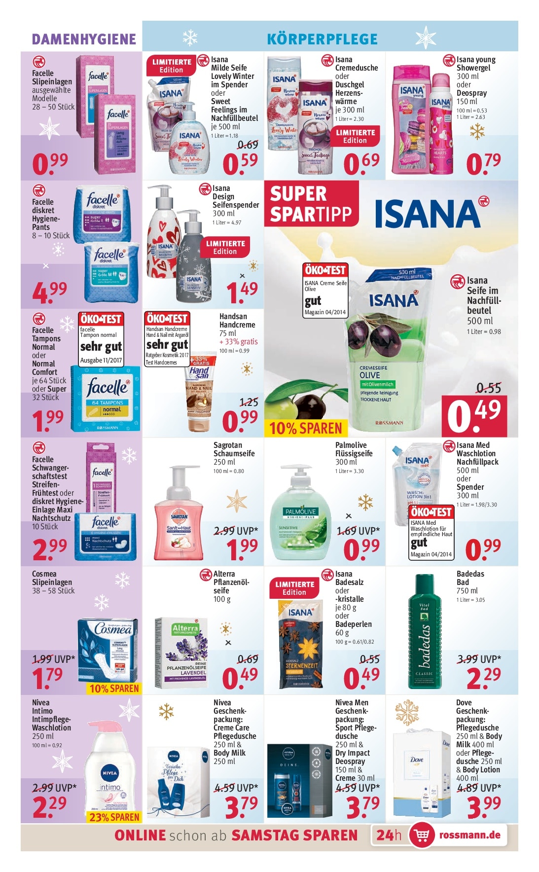 Rossmann Angebote gültig vom 04.12.2017 bis 08.12.2017