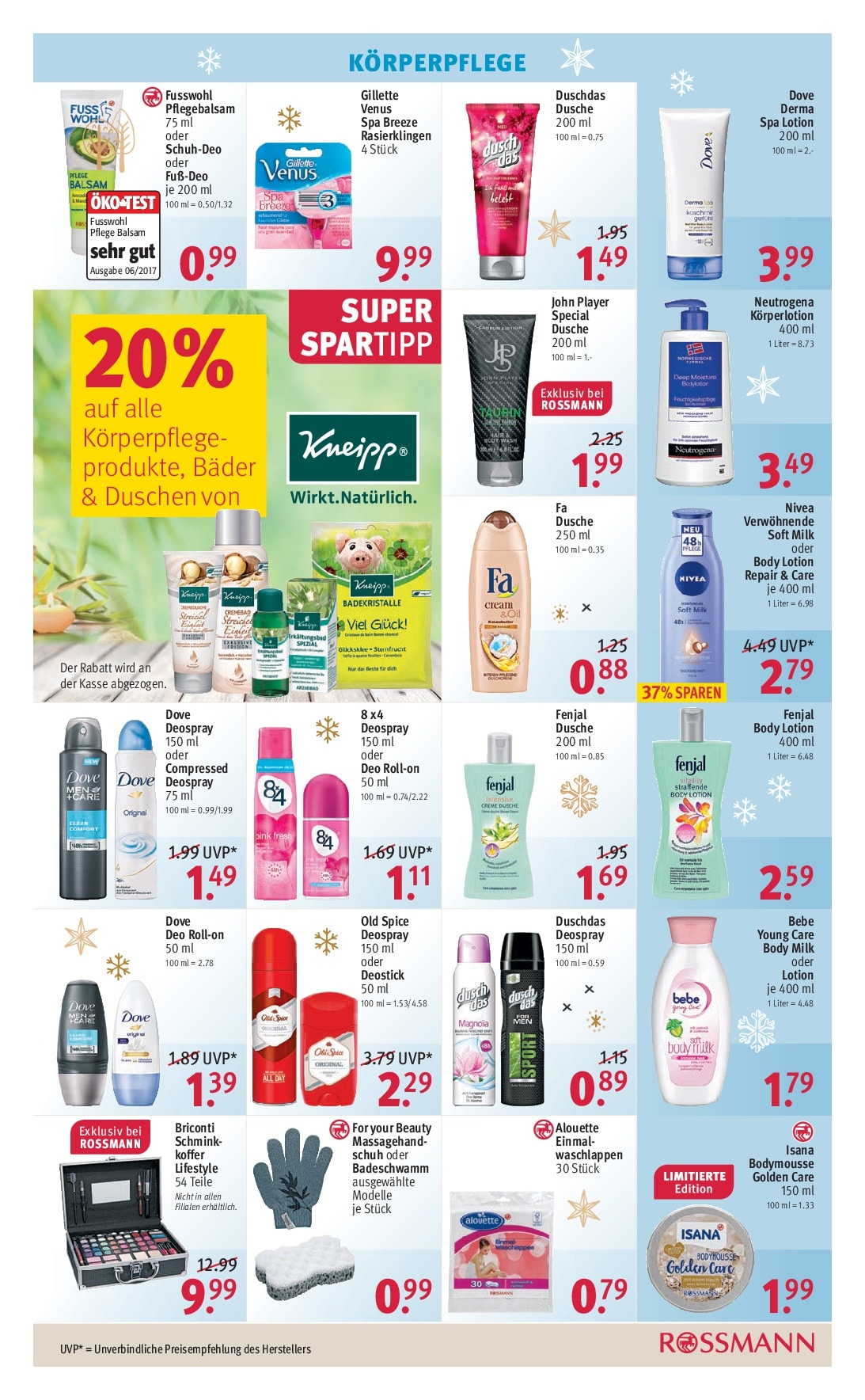 Rossmann Angebote gültig vom 04.12.2017 bis 08.12.2017