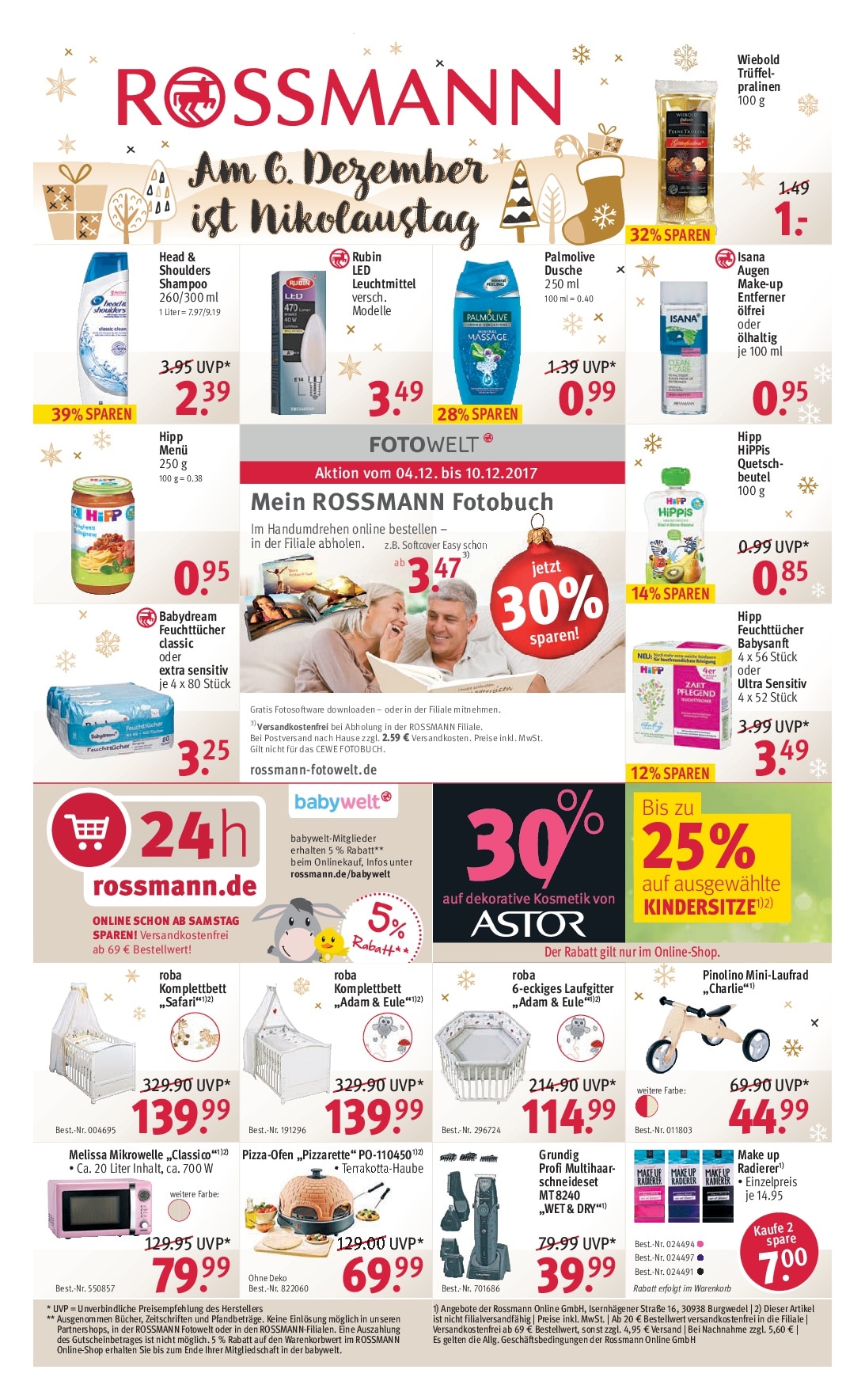 Rossmann Angebote gültig vom 04.12.2017 bis 08.12.2017